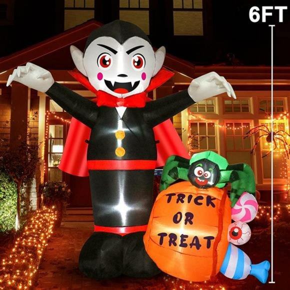 Holiday | 6ft Halloween Inflatable Decoration Vampire Candy Crock ...